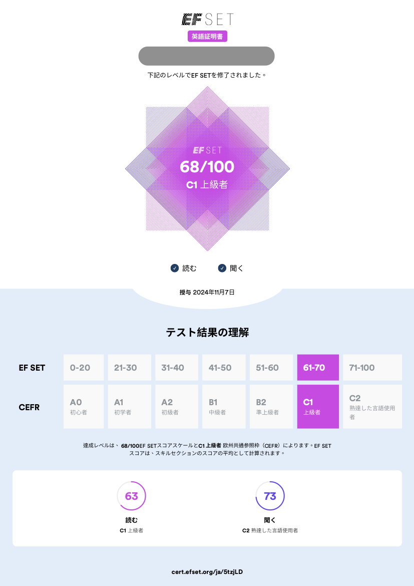 【体験談】「EF SET」を受験してみた！3回目の飛躍とその考察 | 英語で世界を広げよう じぶんアップデート